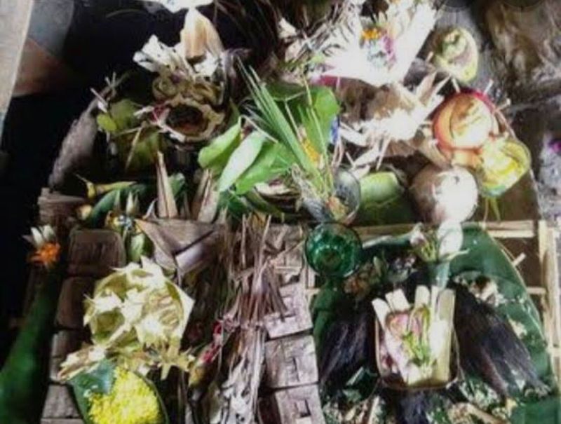 Banten caru ayam selem