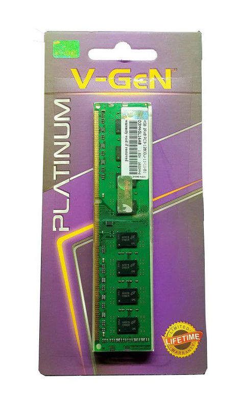 RAM DDR3 V-GeN 4GB PC12800/1600Mhz Long