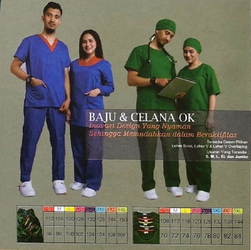 BAJU SURGICAL SCRUB (TROPICAL DELUXE)