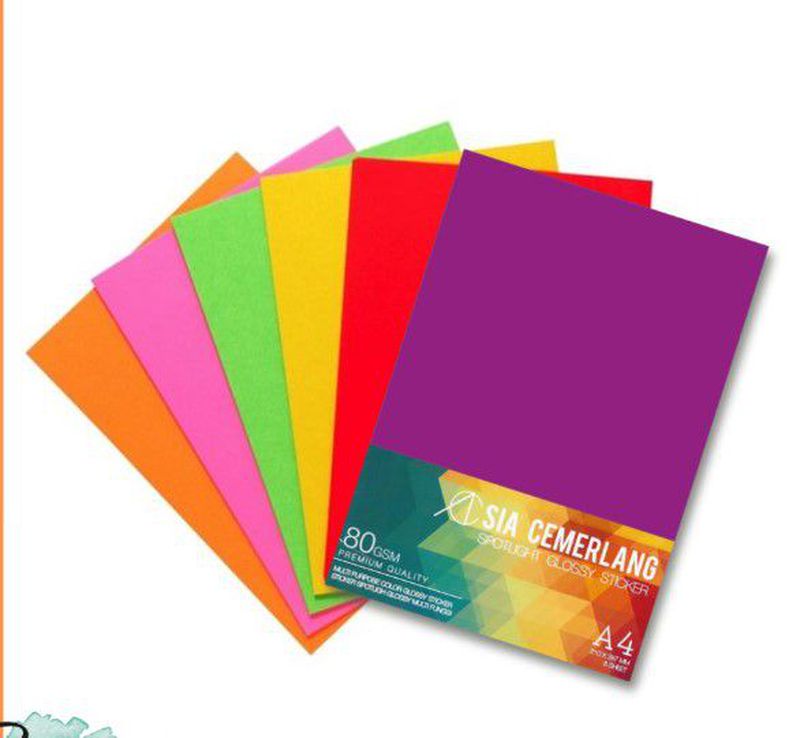 kartu sticker warna