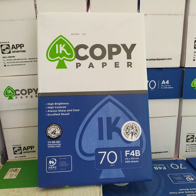 Kertas HVS IK Copy Paper F4 70gr