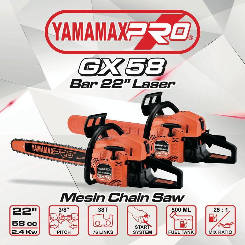 Chainsaw Yamamax Pro GX58 Series