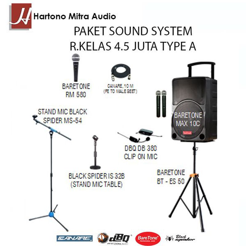 PAKET SOUND SYSTEM 4.5 JUTA TYPE A