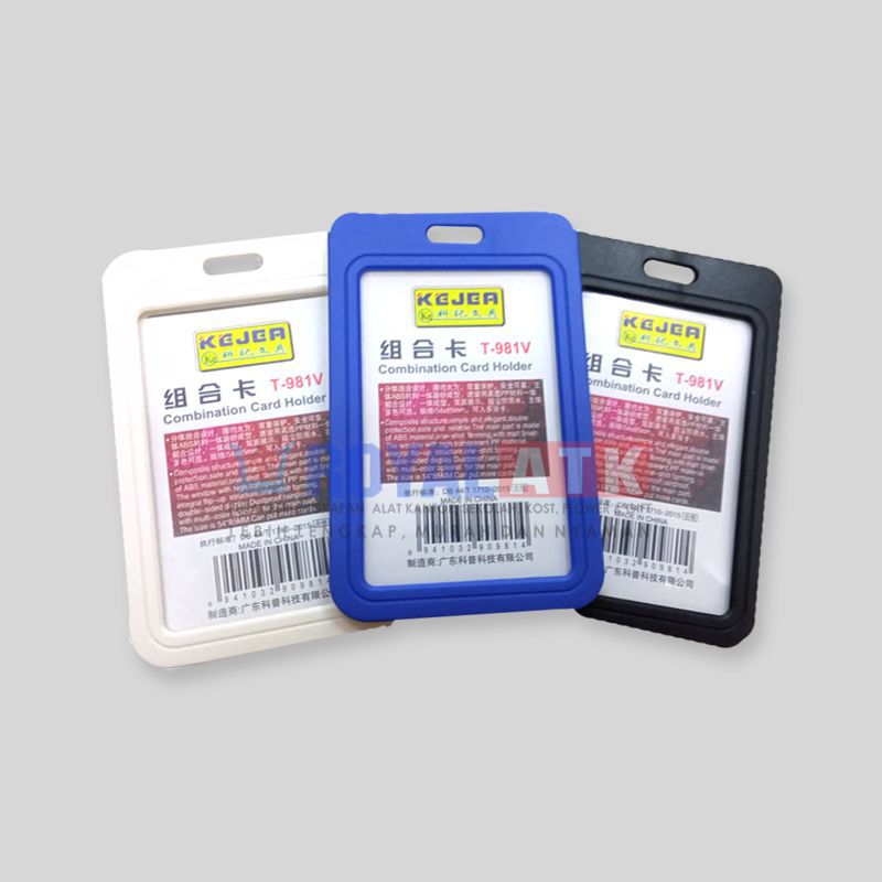 COMBINATION CARD HOLDER/ID CARD T-981V KEJEA 6941032909814 - Putih
