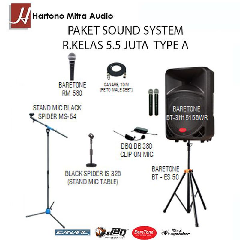 PAKET SOUND SYSTEM 5,5 JUTA TYPE A