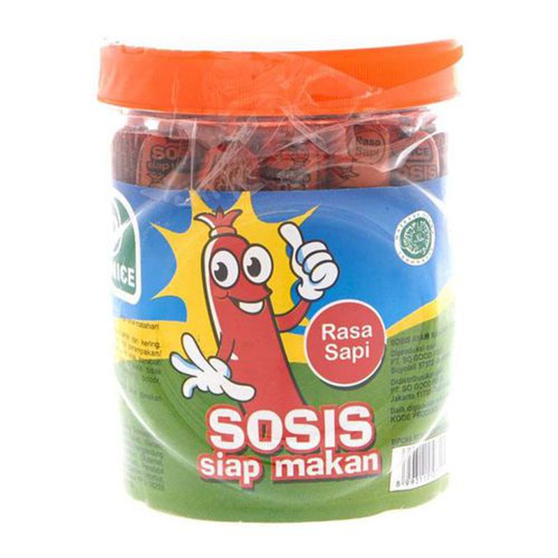 Sosis So Nice Rasa sapi ukuran 21 gr