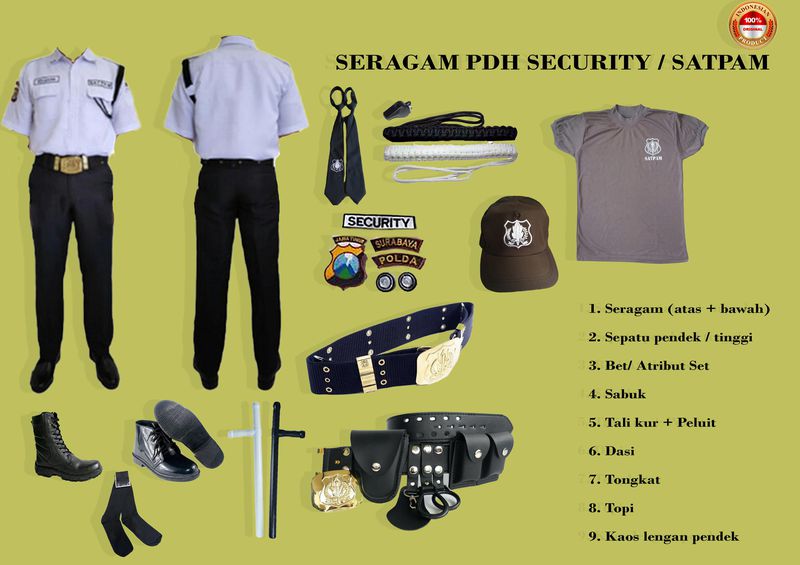 Seragam Security / Satpam Set