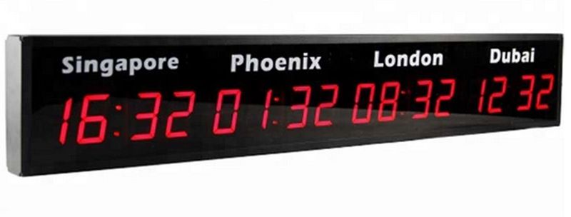 JAM DIGITAL WAKTU DUNIA