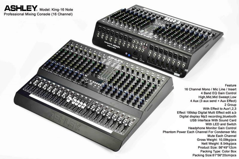 Mixer 16 Channel King-16 Note