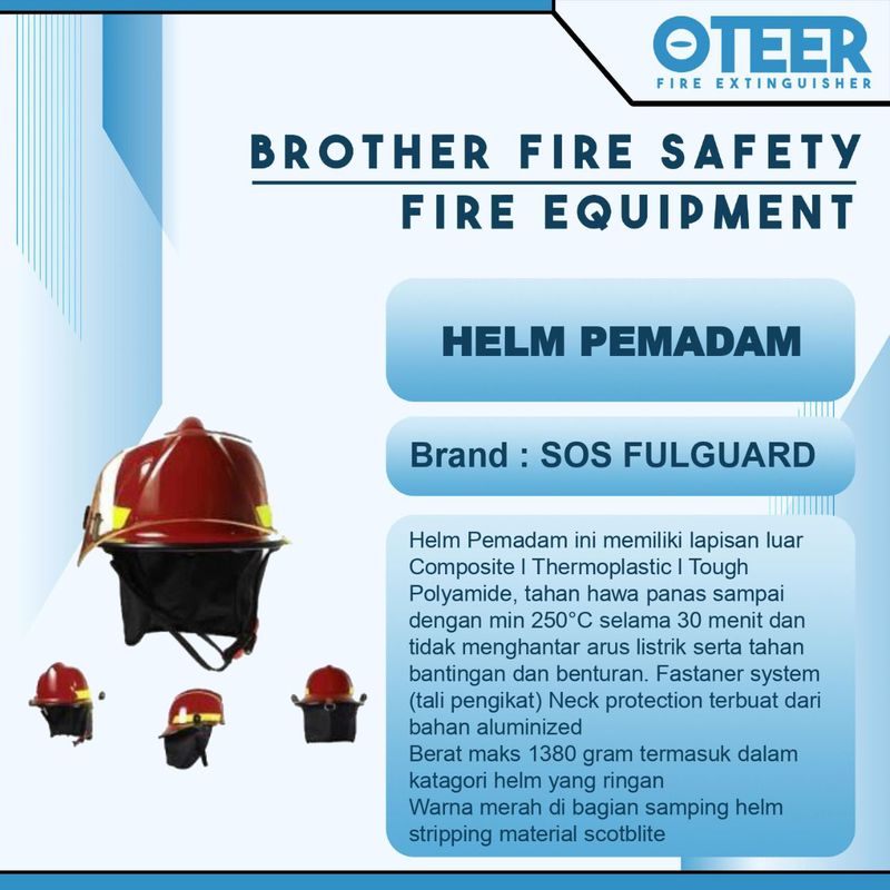 HELM PEMADAM KEBAKARAN SOS FULLGARD