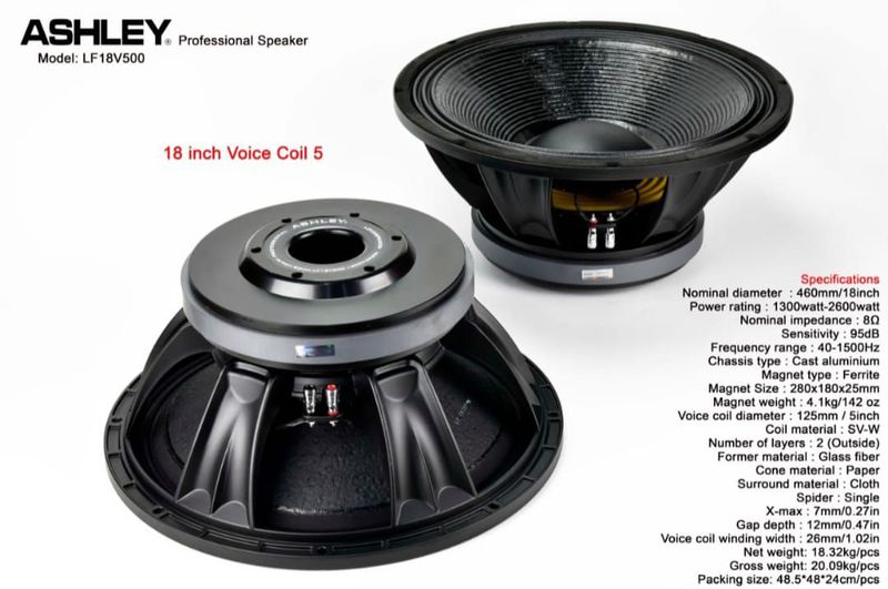 Speaker Sub Woofer 18"
