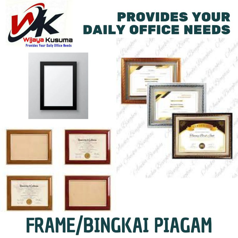 Frame/Bingkai Piagam - 12R (30x40 Cm)