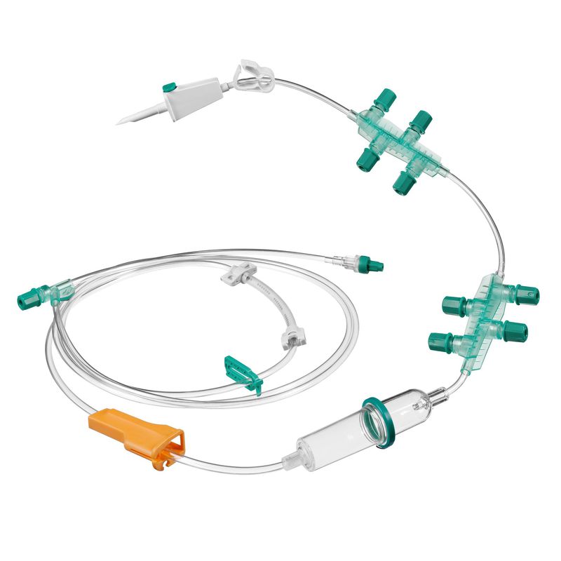 B BRAUN Cytoset® Infusion With 5 Safesite NF Valves