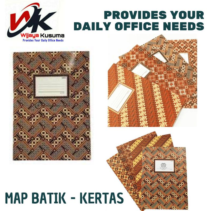 Map Kertas - Batik