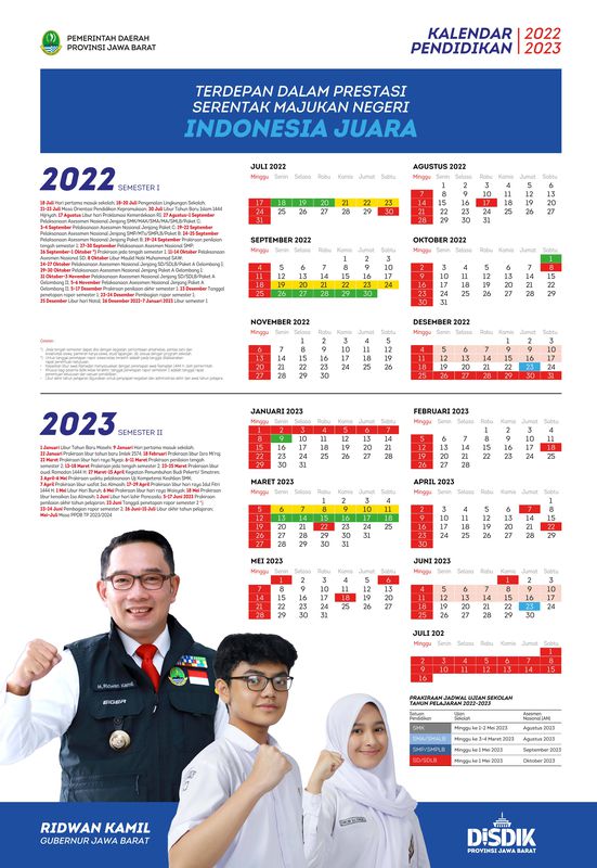 KALENDER POSTER AKADEMIK 2023
