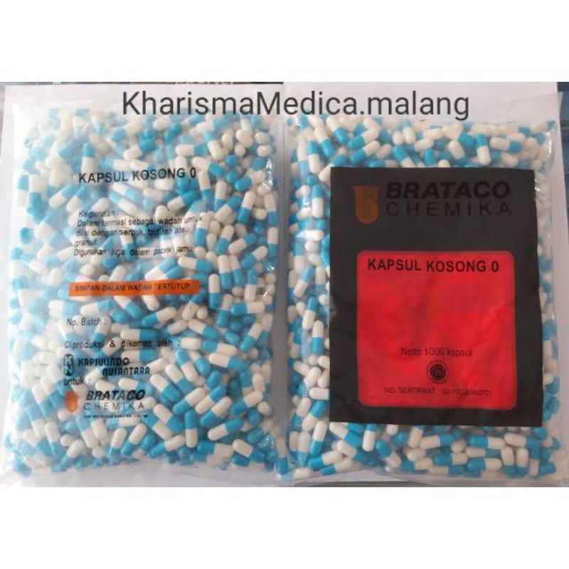 Cangkang Kapsul no 0 Merk Brataco