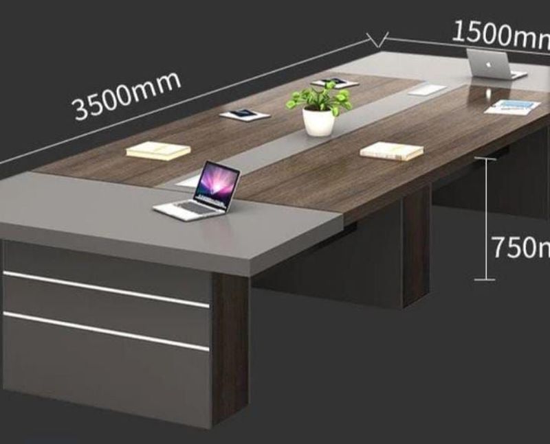 MEJA RAPAT HPL MODEL LURUS