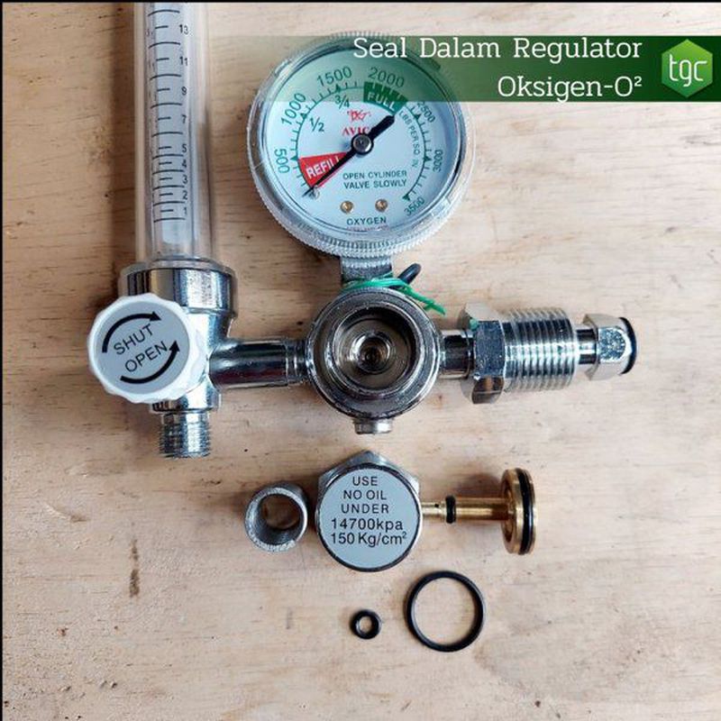 Regulator O2 Central Dengan Konektor