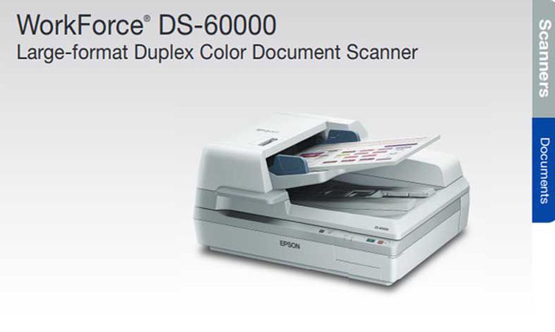 EPSON WorkForce DS-60000 A3 Flatbed Document Scanner with Duplex ADF