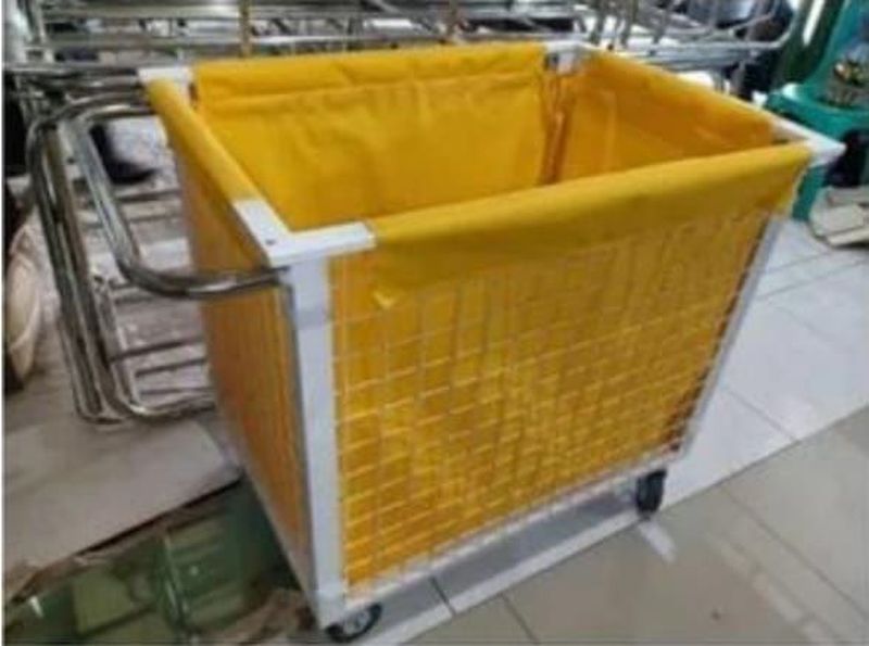 Troli Distribusi Linen Kotor Infeksius