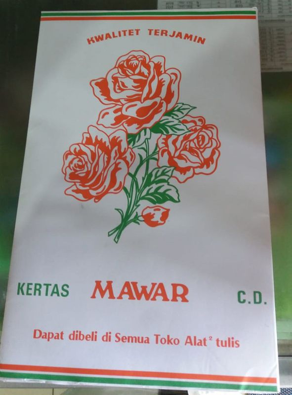 Kertas CD Buram Mawar