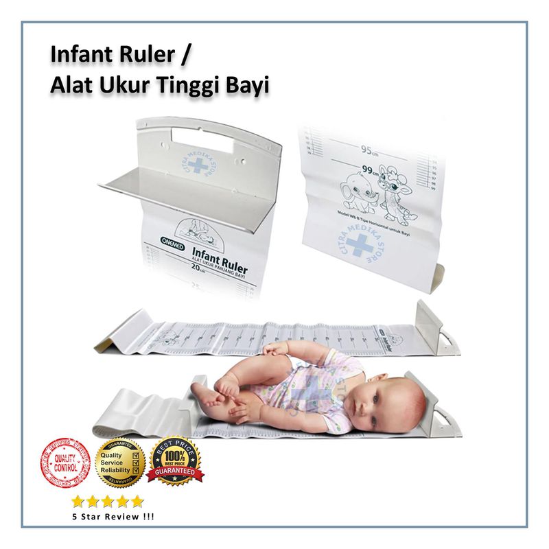 Infant Ruler / Alat Ukur Panjang, Tinggi Bayi