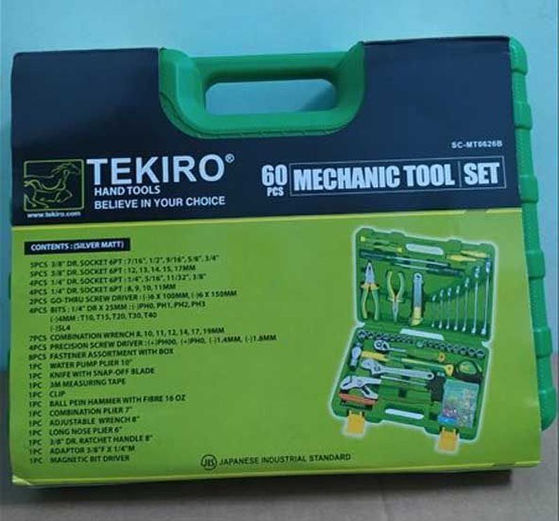 TEKIRO MEKANIK TOOLS 60 PCS