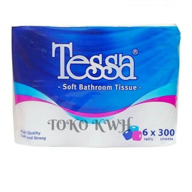 Tisu Gulung Tessa 6 Roll x 328 sheets x 2 ply / Tissu Toilet / Soft ...