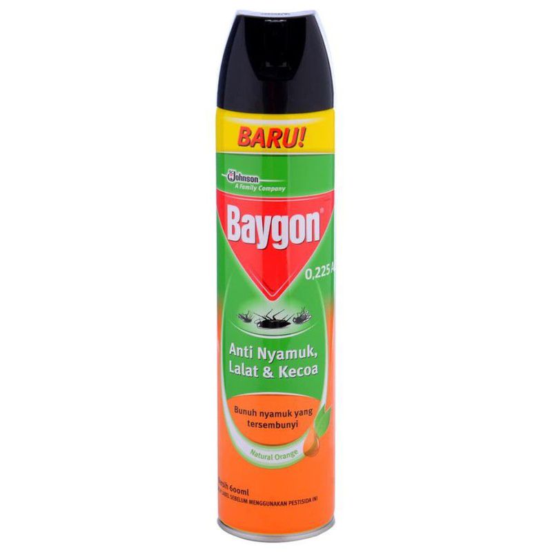 Baygon Aerosol Natural Orange 600ml