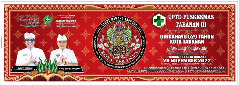 spanduk tdk include design (puskesmas tabanan 2)