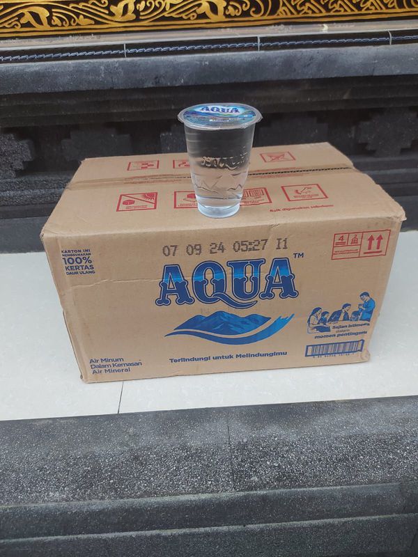 Air Aqua Gelas Dos