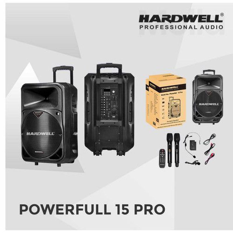 Sound System Portable Hardwell Powerful 15 Pro