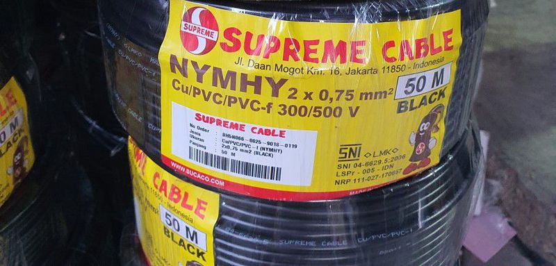 Kabel Listrik 2x1 1/2 mm