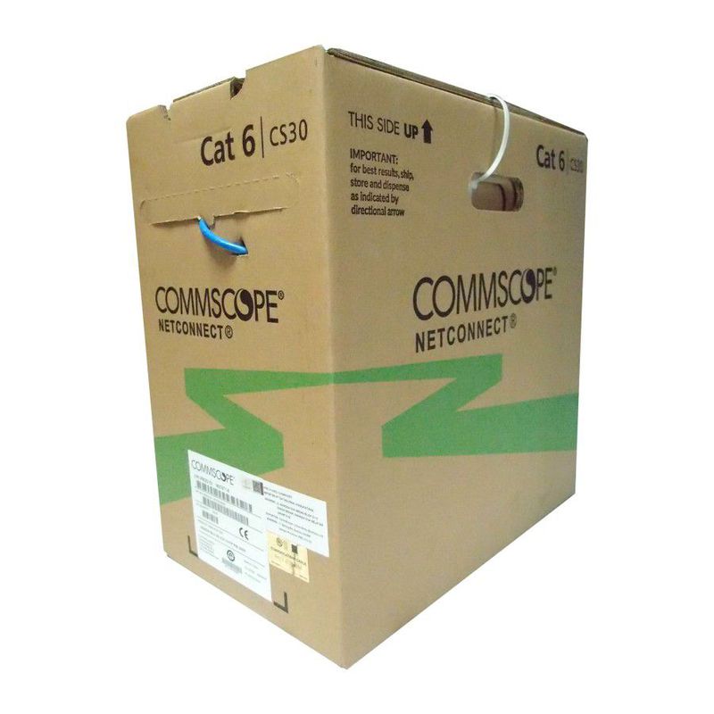 COMMSCOPE KABEL U/UTP CAT6 24AWG, 305 MTR, BLUE