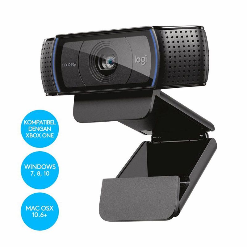 Webcam Logitech C920 Pro HD 1080p Auto Focus