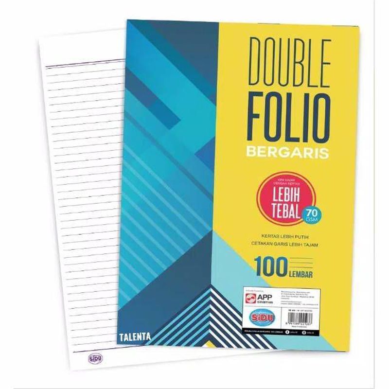 KERTAS DOUBLE FOLIO BERGARIS
