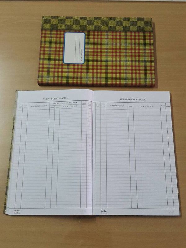 CETAK BUKU AGENDA (SURAT MASUK/ KELUAR)