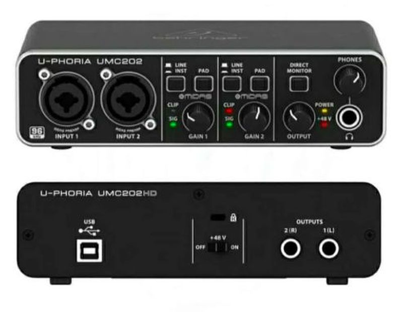 Soundcard Behringer UMC 202HD