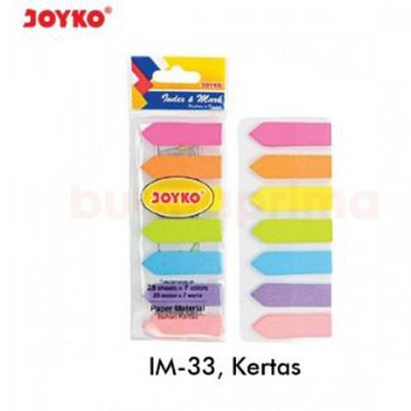 sticky note panah bahan kertas