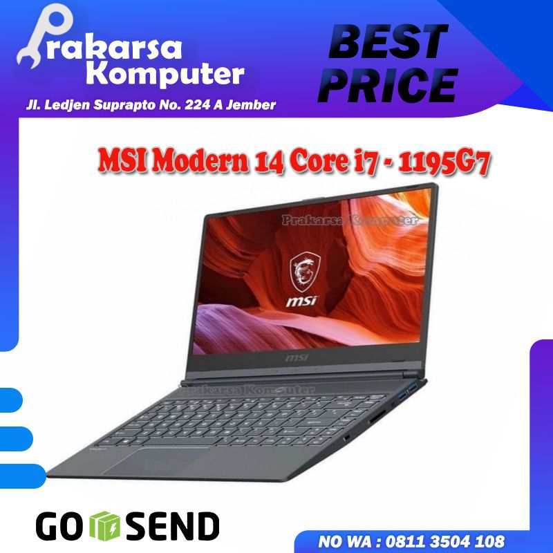 MSI Modern 14 Core i7-1195G7