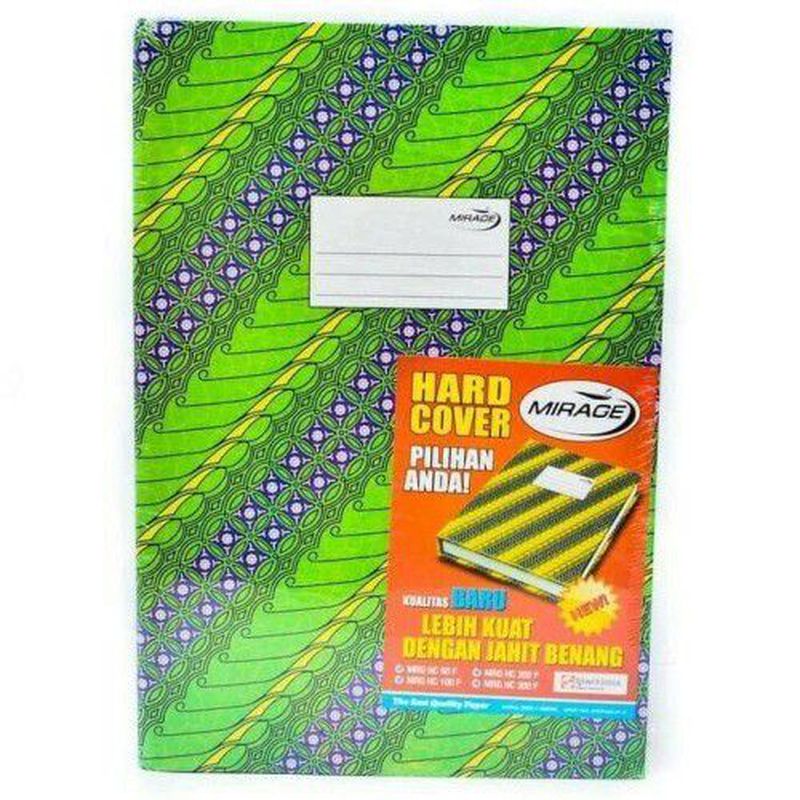 Buku Tulis Mirage Hard Cover 100 Lembar - Folio