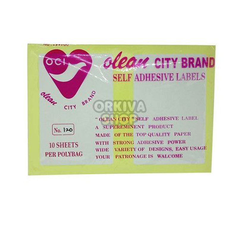Sticker Label OCI 120
