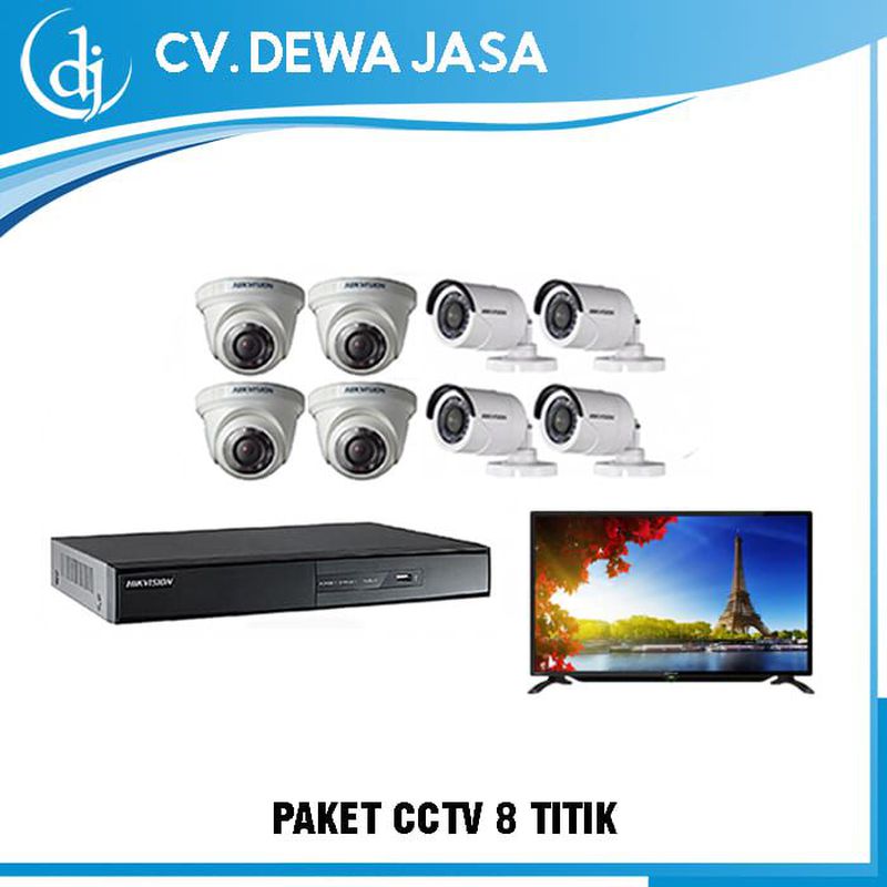 PAKET CCTV 8 TITIK FULL COLORVU