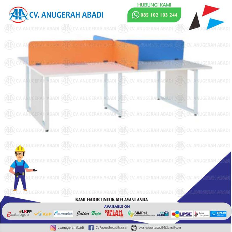 MEJA KANTOR CHITOSE KUMI WS 1424