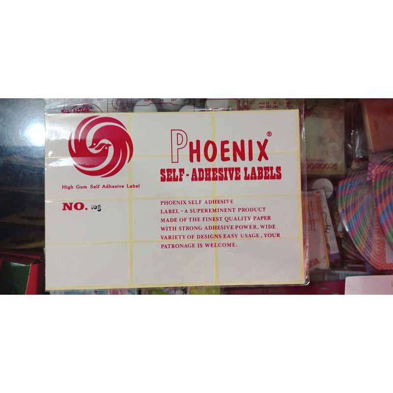 Sticker Label Phoenix 121