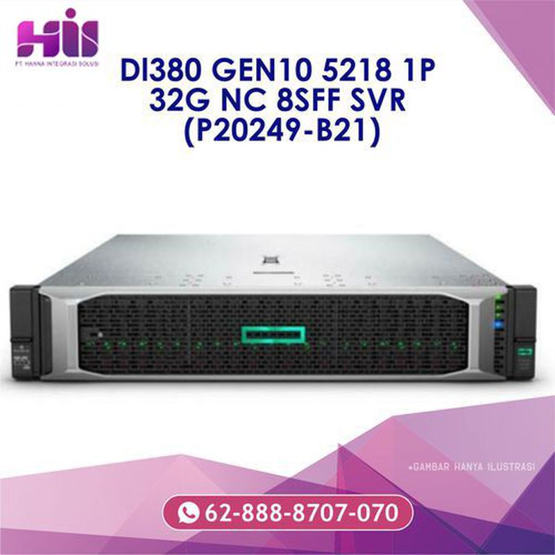 HPE DL380 Gen10 5218 1P 32G NC 8SFF Svr(P20249-B21)