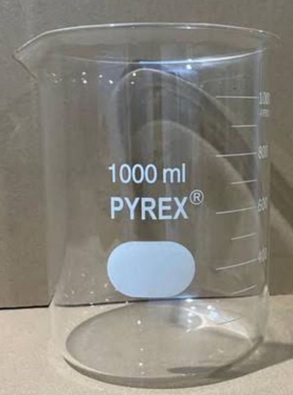 BEAKER GLASS 1000ML PYREX