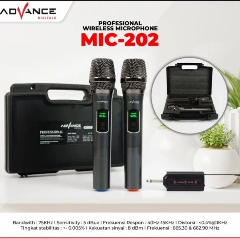 MICROPHONE WIRELESS ADVANCE 202