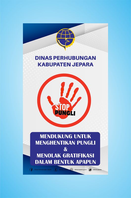 Banner Stop Pungli DISHUB