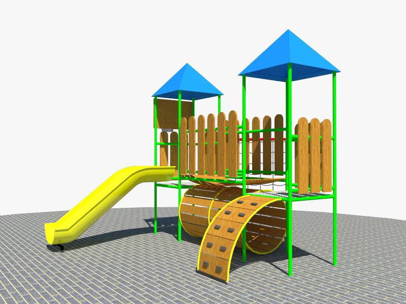 OUTDOOR PLAYGROUND 5 IN 1 (MINI PLAYGROUND)